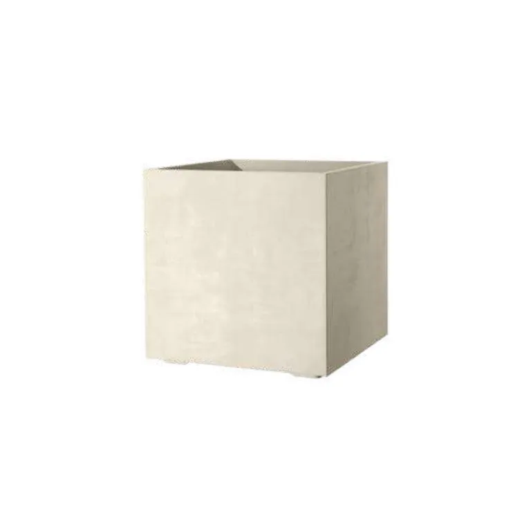 Macetero Cubo de Polipropileno 39x39 Crema | Sodimac - Falabella