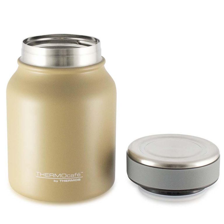 Termo comida 500 ml Acero Inoxidable Beige | Sodimac - Falabella