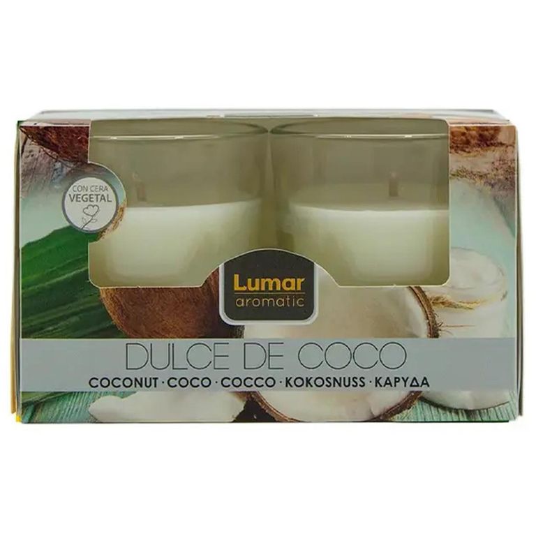 Velas Pack 2 uds 7 cm Aroma Coco | Sodimac Chile