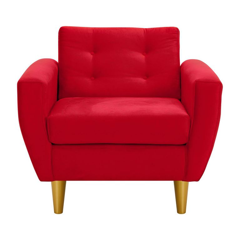 Sillón 1 cuerpo BOTE 1C 95x80x83 cm Rojo | Sodimac - Falabella