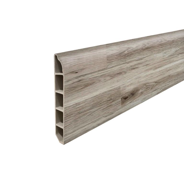 Guardapolvo PVC 2mt x 80mm Rústico Haya | Sodimac Chile