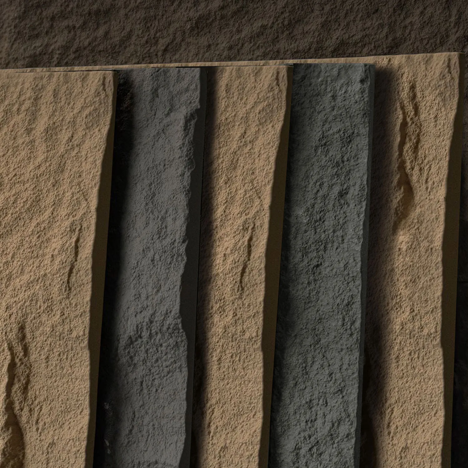 Panel Muro Rock 120x60 cm beige 7,2 m2 Caja 10 und | Sodimac - Falabella