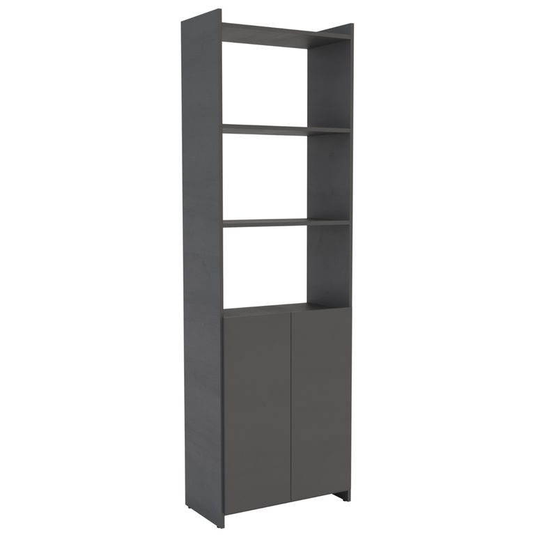 ONESSTA Librero MDP 5 Nivel(es) 57x183x30 cm Gris | falabella.com