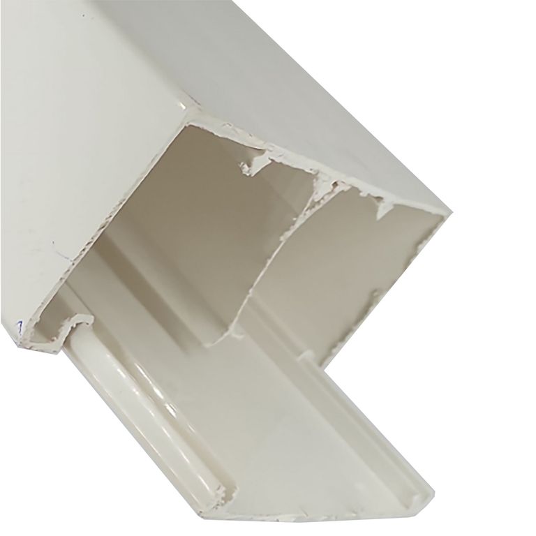Canaleta 100x50 mm 2 metros blanca libre de halogenos | Sodimac Chile