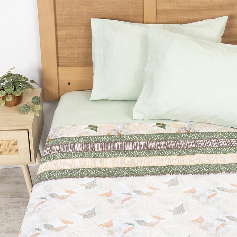 MASHINI - Sabana Garden 2 plazas 144 Hilos | Ofertitas