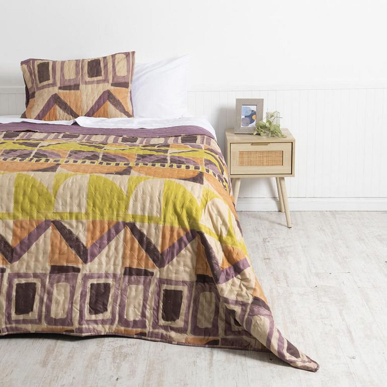 MASHINI - Quilt 1.5 plazas Etnico | Ofertitas