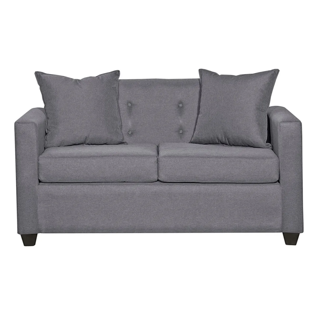 Sofá 2 cuerpos Gramados 2C 130x83x70 cm Gris | Sodimac - Falabella