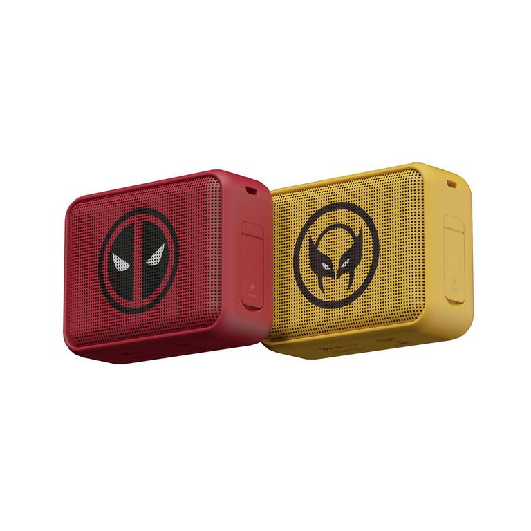 Set 2 Parlantes Bluetooth Nitro Deadpool Wolverine | Sodimac Chile