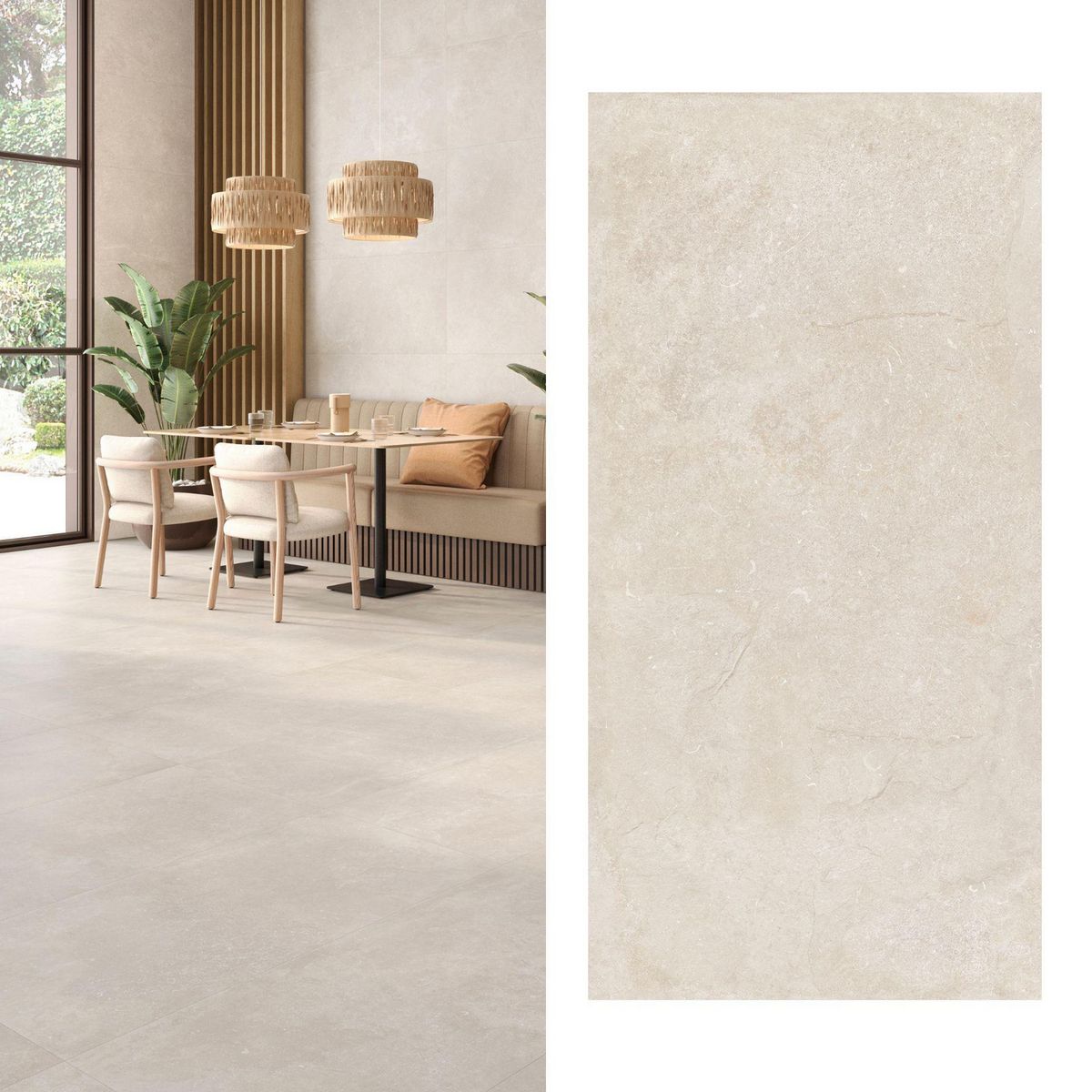 GENERICO Porcelanato 60x120 cm Cassian Sand Beige Arena 1.42 m2 ...