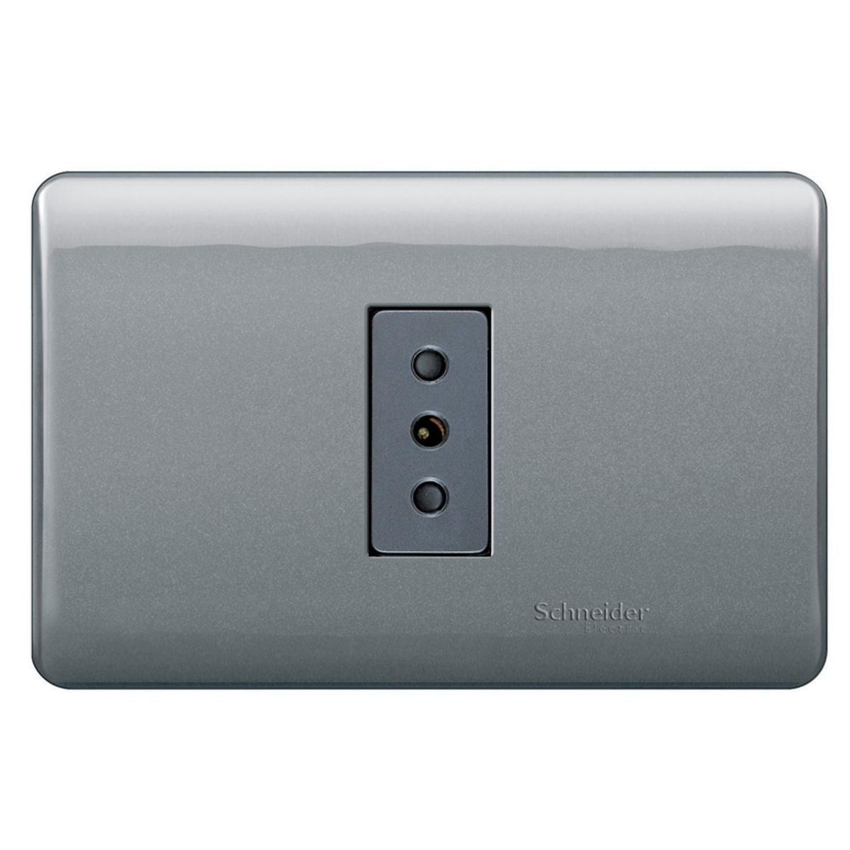 SCHNEIDER ELECTRIC Placa Genesis Armada Con Toma Corriente Simple 10A ...
