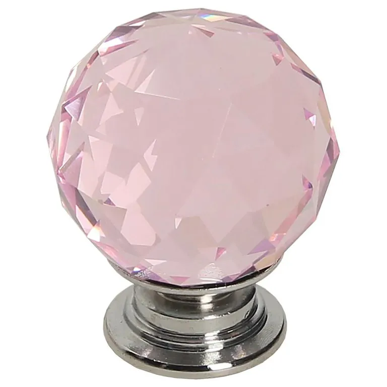 Pomo 30mm cristal rosa gp14 | Sodimac - Falabella