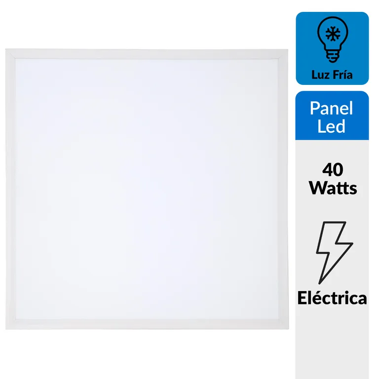 Panel Led 60x60 cm 40 W luz fría | Sodimac Chile