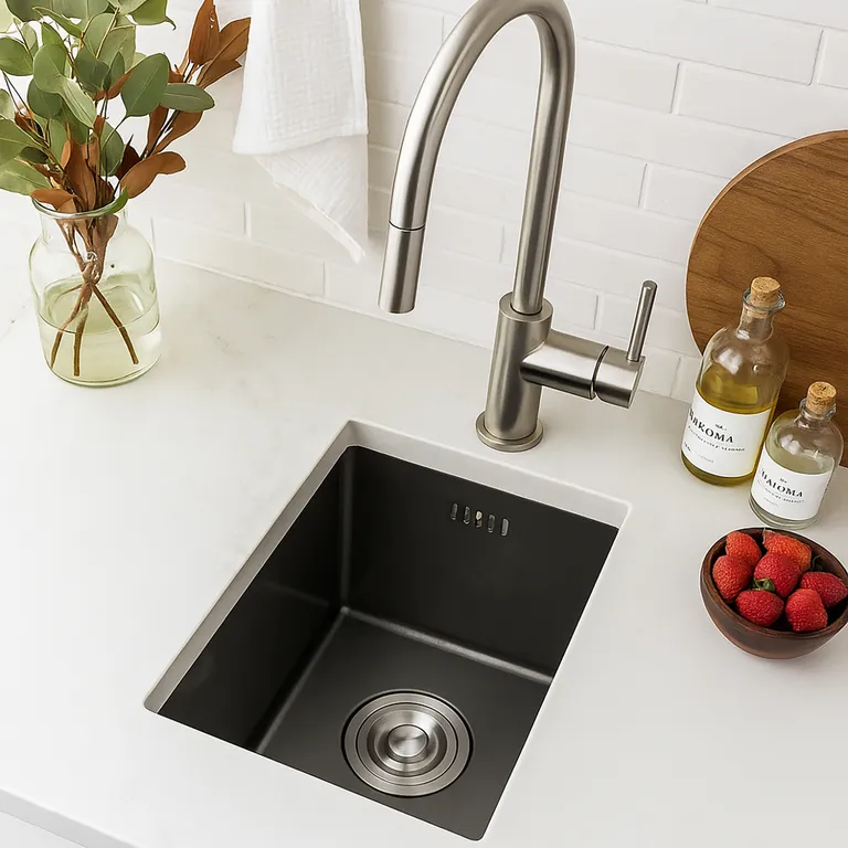 SENSI DACQUA Lavacopas 1 Cubeta(s) 43x20x26 cm Acero inoxidable ...