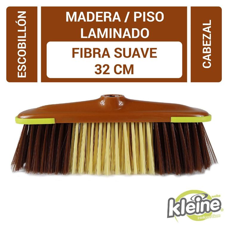 Repuesto Escoba Fibra Suave Kleine Wolke 32 cm con Bordes de Café ...