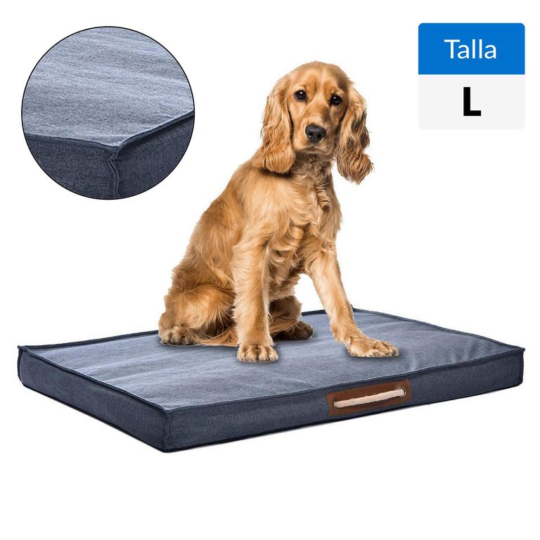 PETIZOOS - Colchón L para Perro 8x66x100 cm Gris | Ofertitas