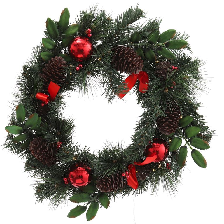 Corona led 15 luces cal 45 cm bat | Sodimac - Falabella