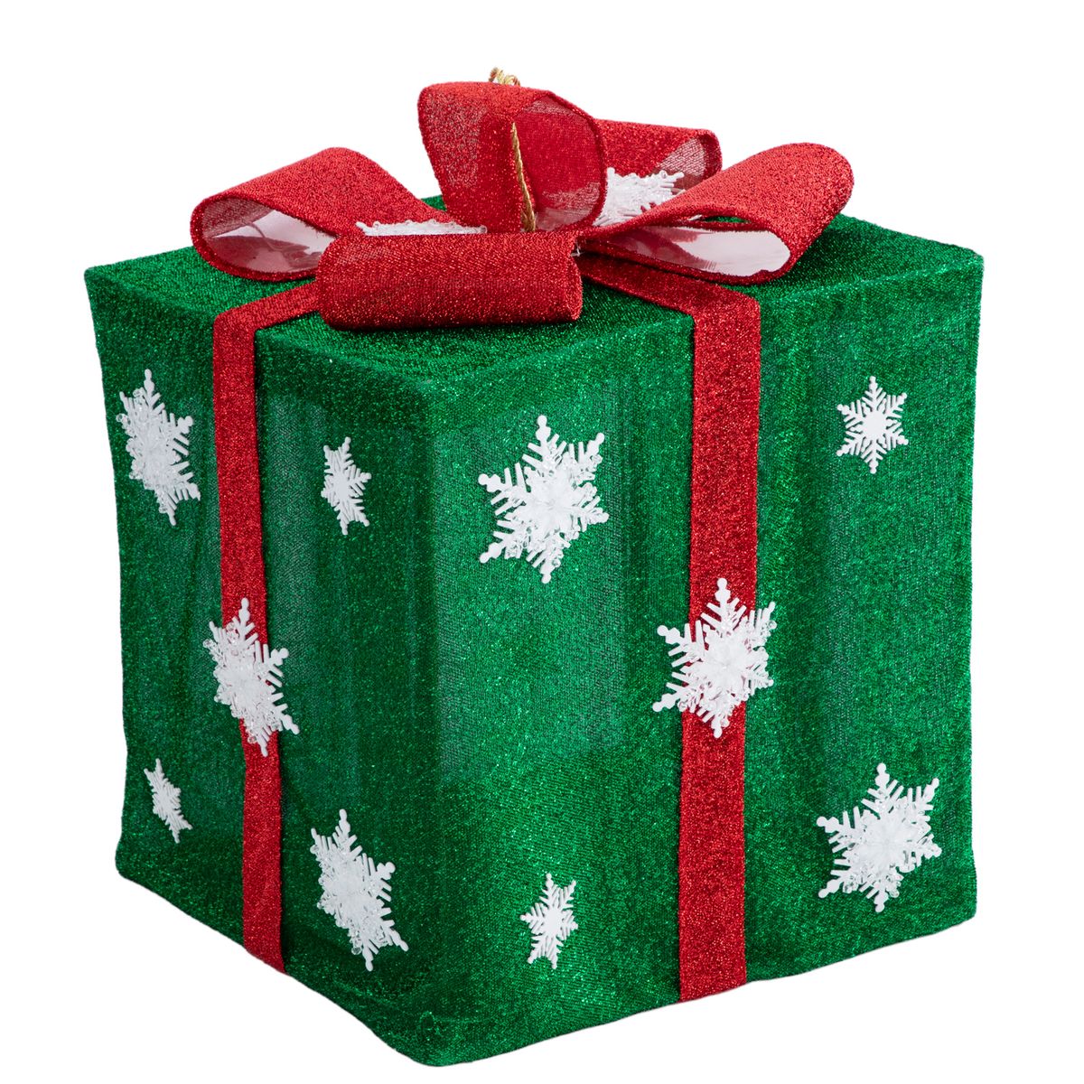 DEAR SANTA Caja regalo plega verde led 60 cm | falabella.com