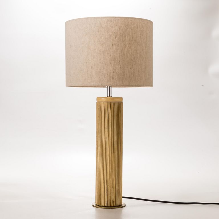 Lámpara Mesa Lohas Beige 32x67 cm | Sodimac - Falabella