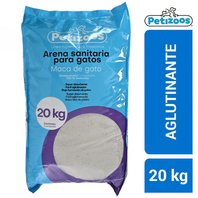 Arena sanitaria para gato 20 kg | Sodimac Chile