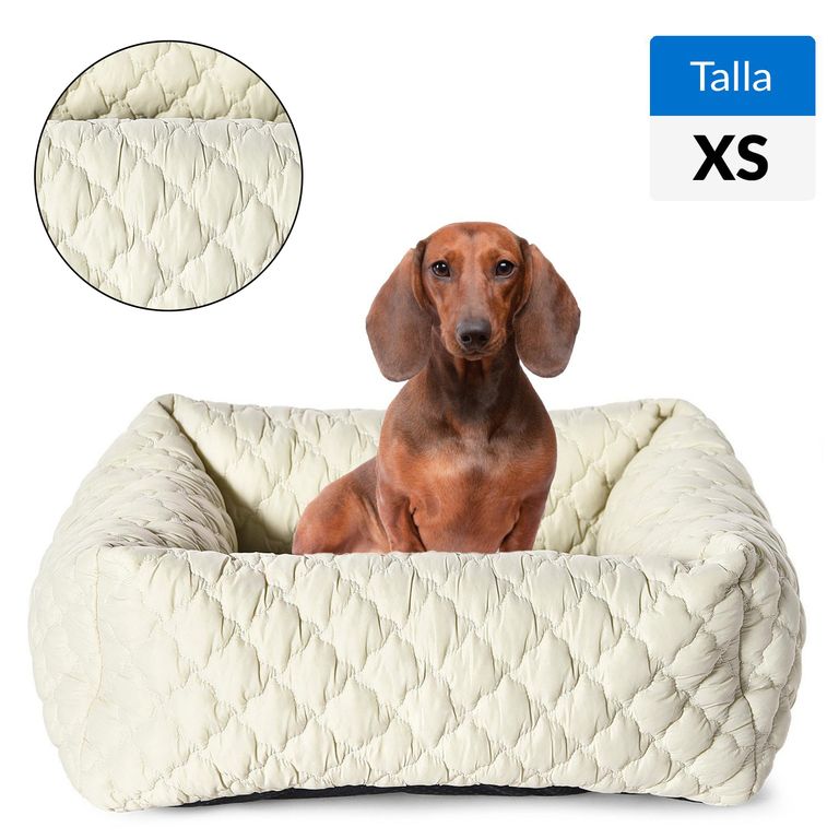 Cama Rectangular para Perro 17x47x37 cm Beige | Sodimac Chile