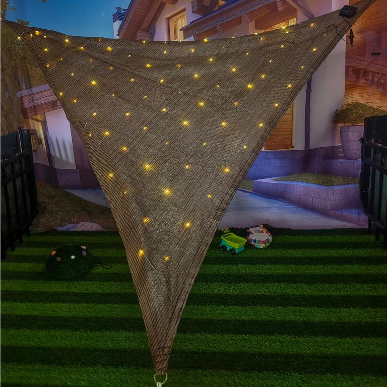 Todo Vela con Luz Led 2x2 metros Café/ Negro | Sodimac - Falabella