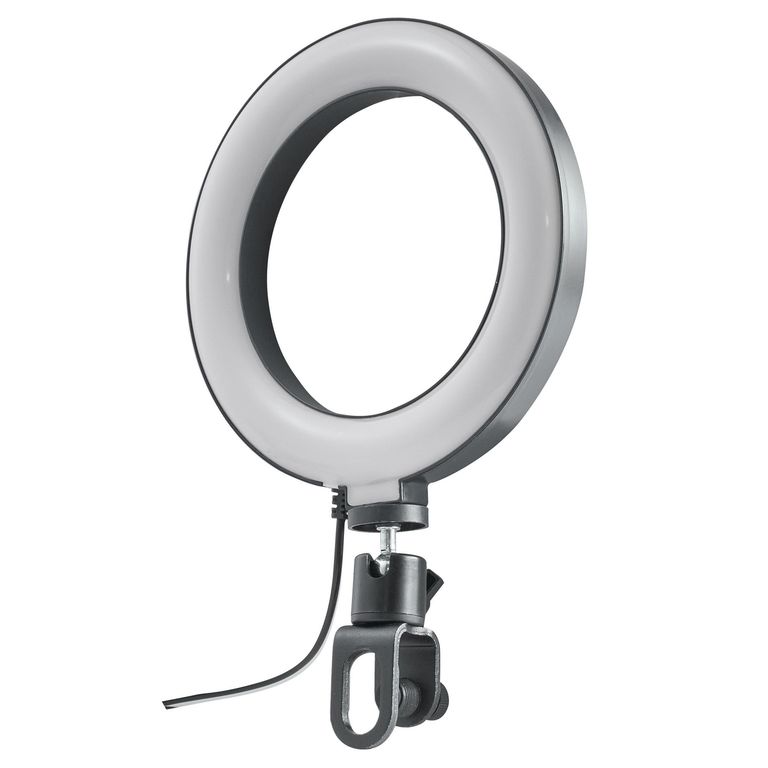 Aro de Luz Clip Negro 3.5x25 cm | Sodimac Chile