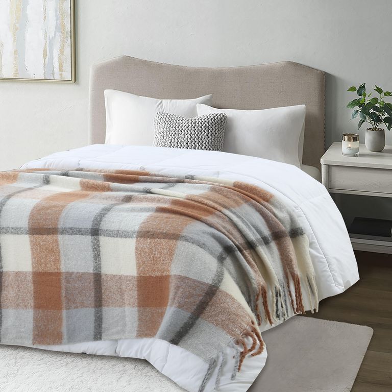 Manta Escocesa Especial Café | Sodimac - Falabella