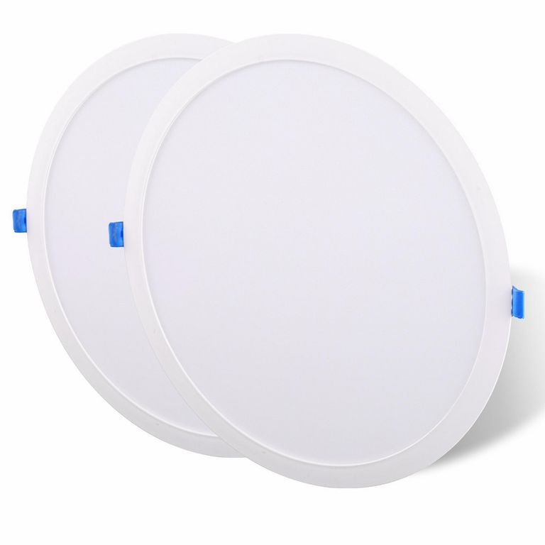 DAIRU Set 2 paneles led empotrado Plástico Blanco | falabella.com