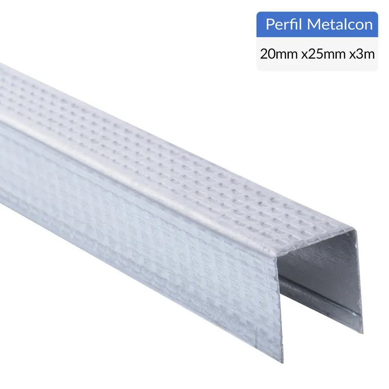 Metalcon Perfil AT Metal 20x25x0,5 mm 3 m | Sodimac Chile