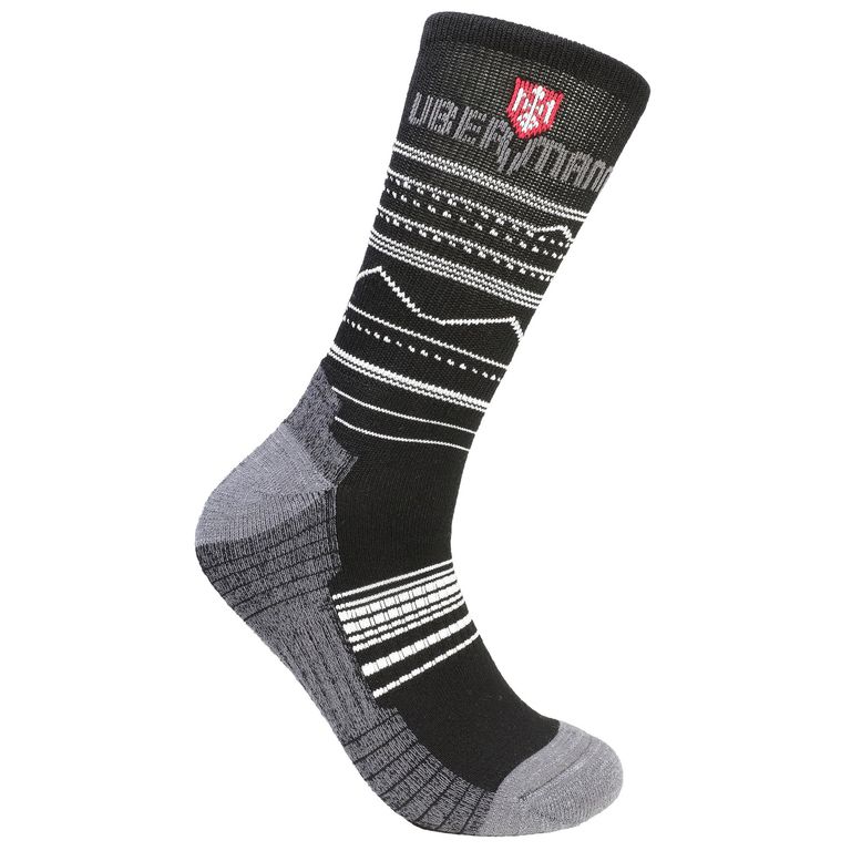UBERMANN - Calcetin lana negro 3 pares | Ofertitas