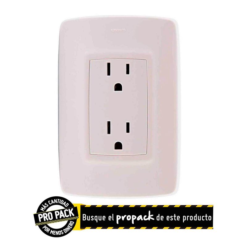 Toma Doble Polo A Tierra Blanca Arquea LEGRAND | falabella.com