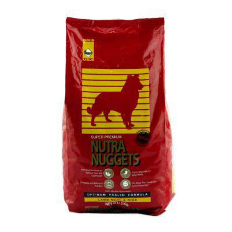 Alimento Seco Para Perro Nutra Nuggets Cordero Y Arroz 3kg NUTRA ...