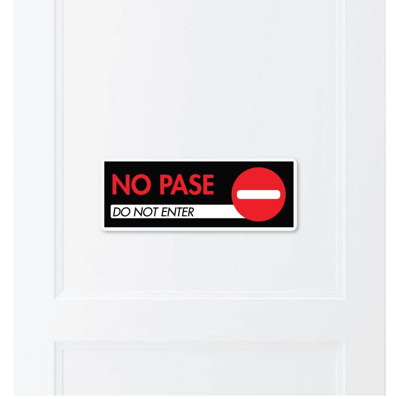 Señal Peligro No Pase 30X11Cm | falabella.com