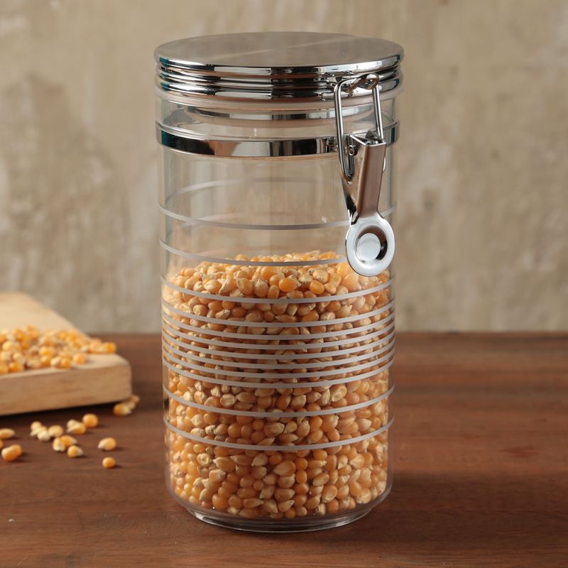 Recipiente Hermético Tapa Cromada 1 Litro | falabella.com