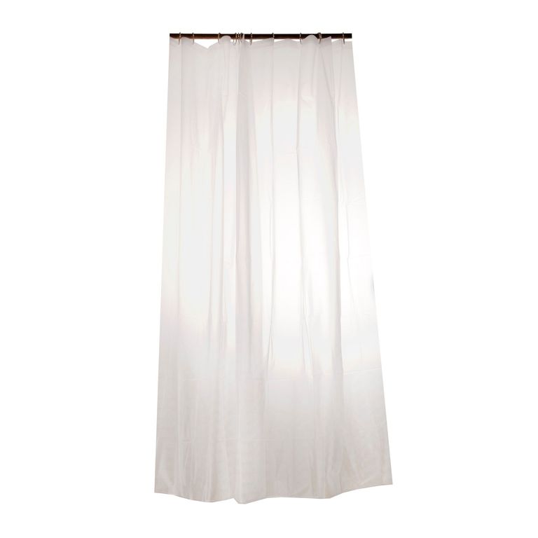 Cortina De Baño Fondo Entero 180x185 Cm 10 Gancho S HOME SET ...