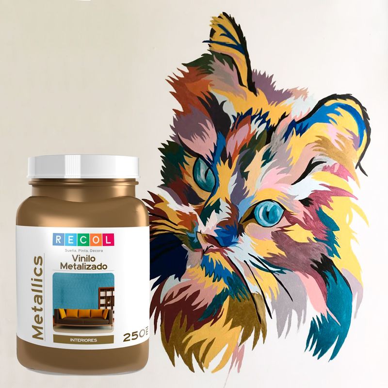 Vinilo para Interior Metalizado Gold Recol 250 ml RECOL | falabella.com
