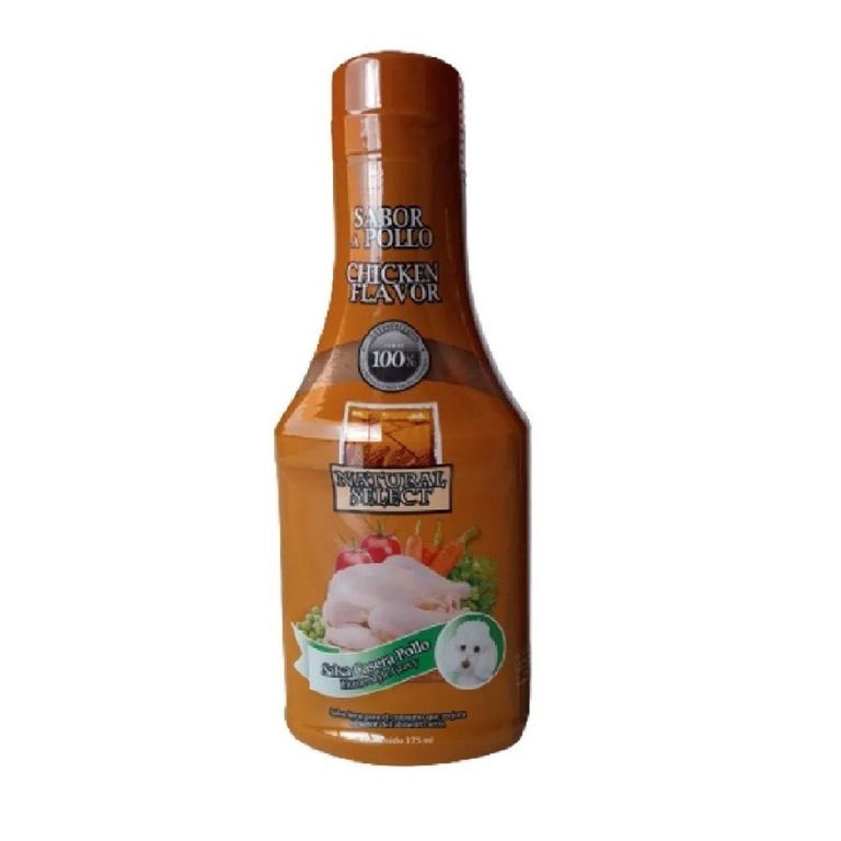 Snack Para Perro Salsa Casera Sabor A Pollo Natural Select 375ml PET ...
