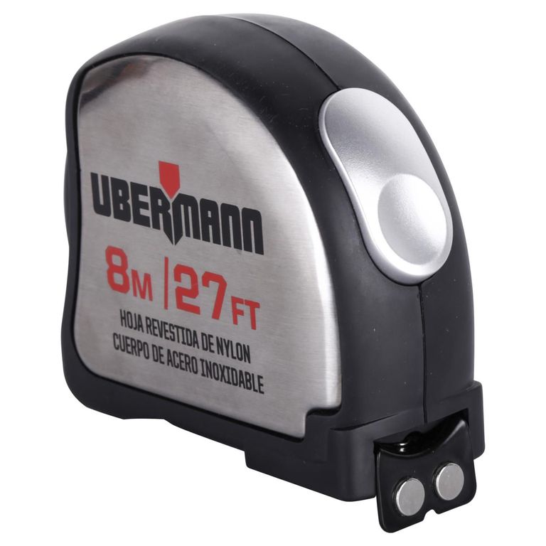 Flexómetro 8mt 1-pulg Metálico Ubermann UBERMANN | Falabella Colombia