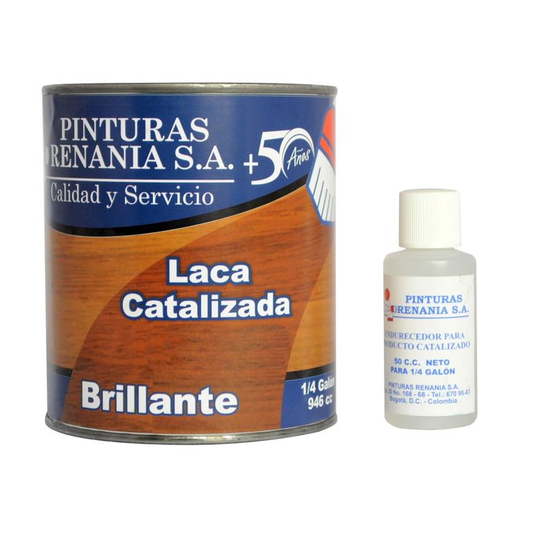Laca Catalizada Brillante 1/4 Galón RENANIA | Falabella Colombia
