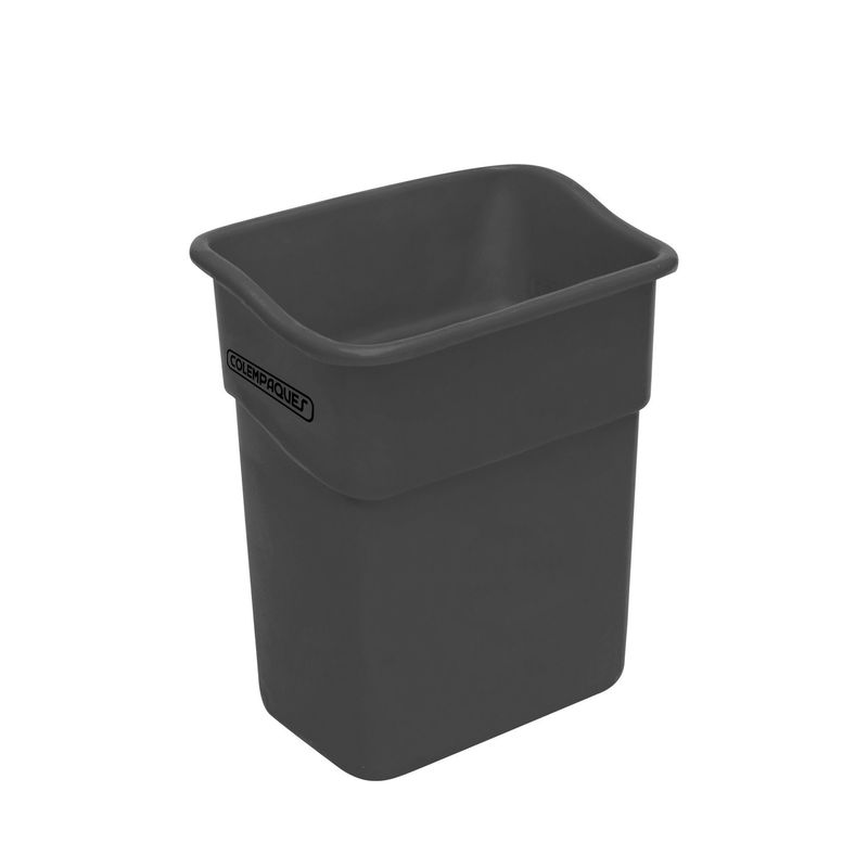 Caneca Plástica 10L Gris- Papel Cartón COLEMPAQUES | falabella.com