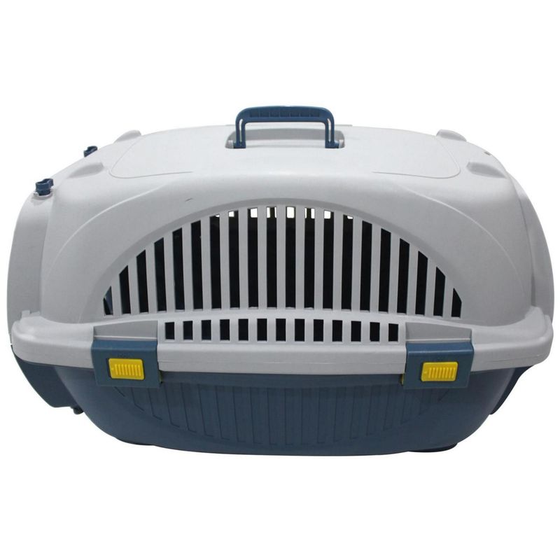 Guacal Para Mascotas Plastico 60x40x42.5cm Mediano Blanco PETIZOOS ...