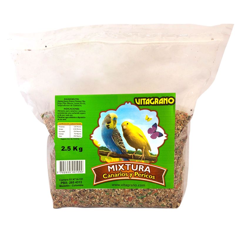 Alimento Para Aves Mixtura 2.5kg VITAGRANO | falabella.com