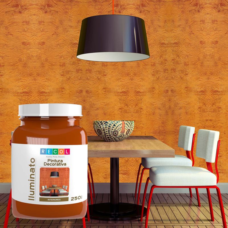Vinilo para Interior Efecto Iluminato Café Recol 250 ml RECOL ...