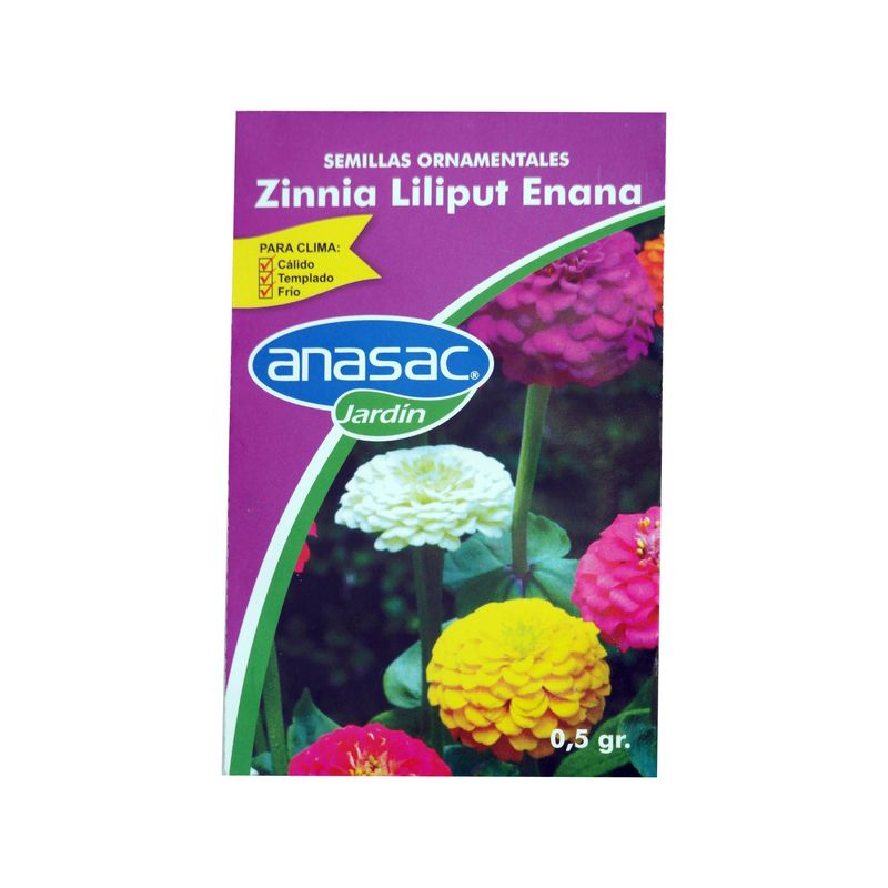 Semilla Zinnia ANASAC | falabella.com