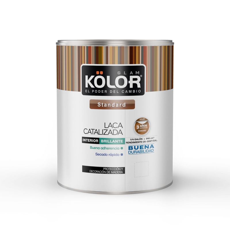 Laca Catalizada para Madera Mate Topex 1/4 galón KOLOR | falabella.com