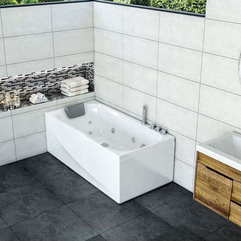 Hidromasaje Americana Plus Derecha 152x75 Cm - Blanca FIRPLAK ...