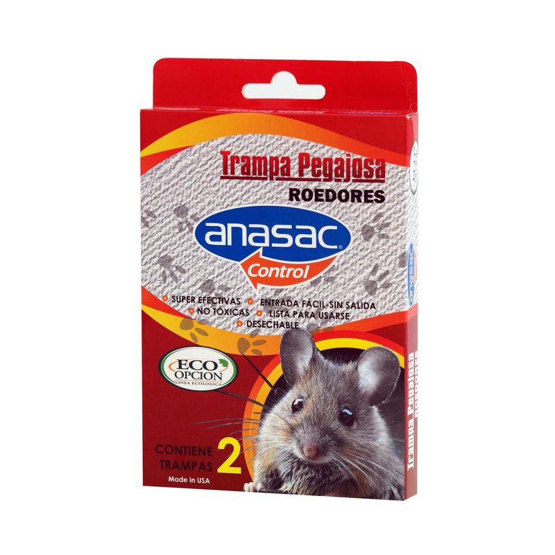 Trampa Pegajosa Para Ratones X 2 Unidas Anasac ANASAC | falabella.com