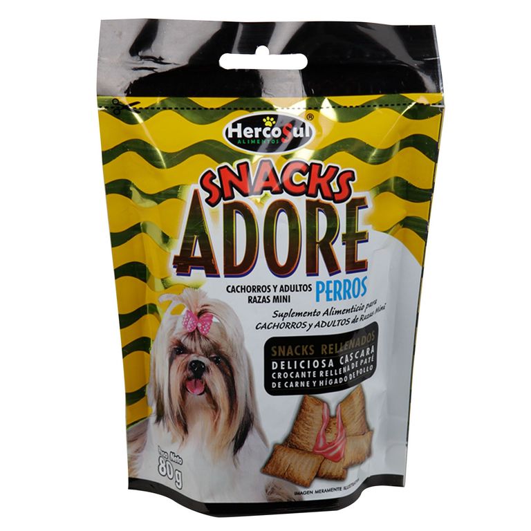 Snack Para Perro Cachorros Y Adultos Razas Medianas Adore 80g ADORE ...