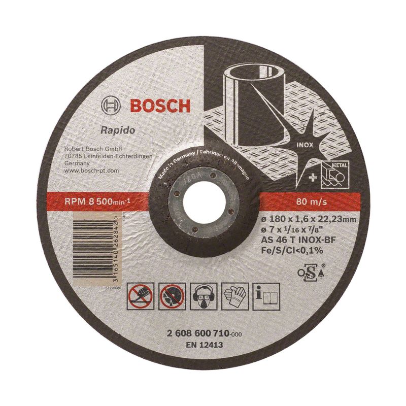 Disco De Corte Bosch Experto Para Corte En Acero Inoxidable 7 Pulgadas ...