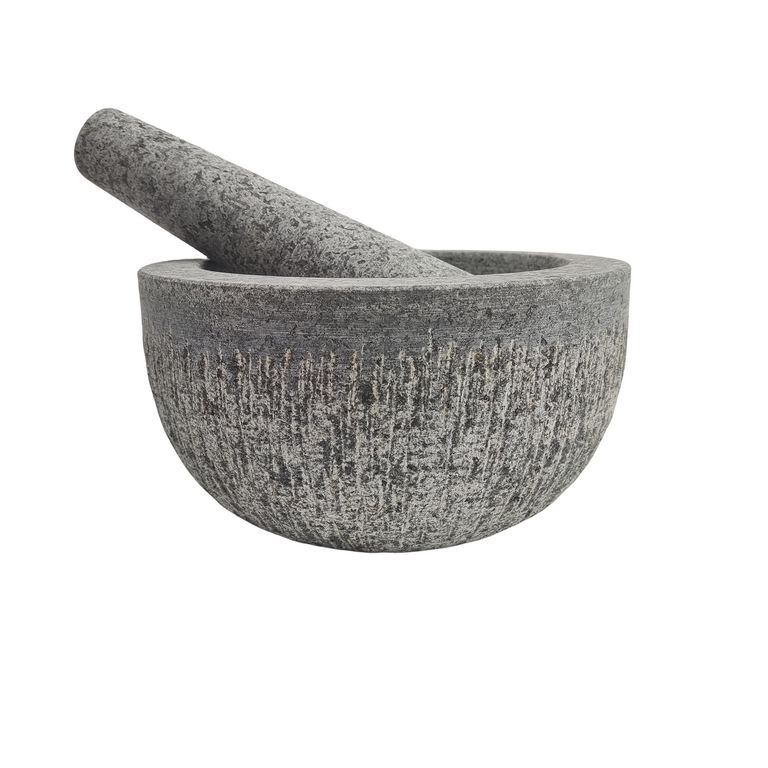 Mortero Grande Redondo Granito 18X10 Cm JUST HOME COLLECTION ...